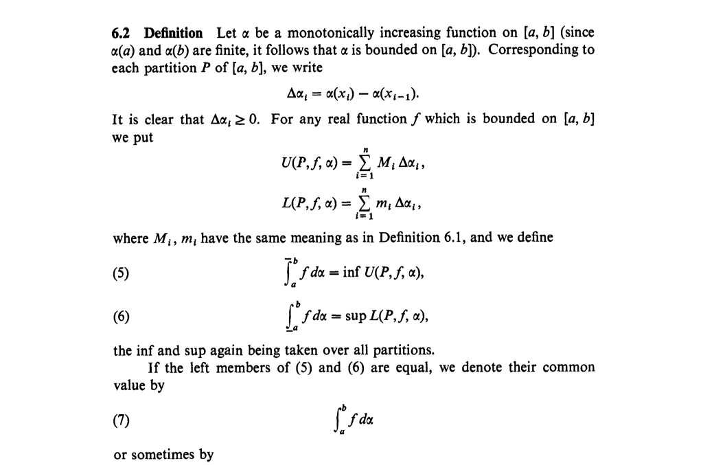 Solved 6 2 Definition Let A Be A Monotonically Increasing