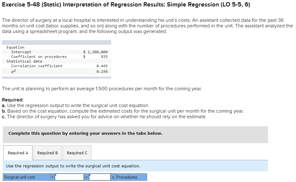 Solved Exercise 5 48 Static Interpretation Of Regression 