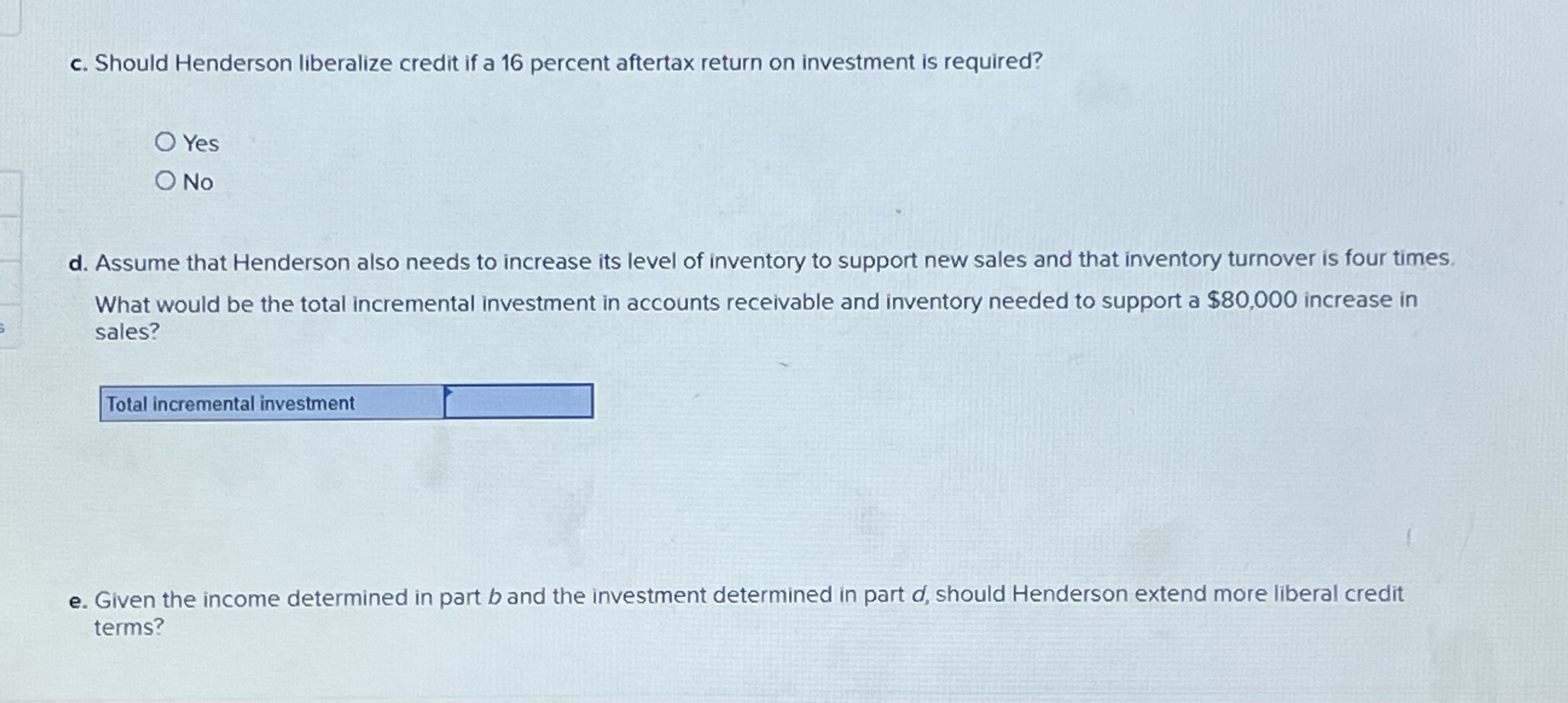 Solved Problem 7-18 (Algo) Credit policy | Chegg.com