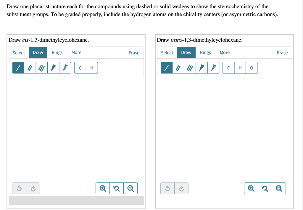 Solved Draw one planar structure each for the compounds | Chegg.com