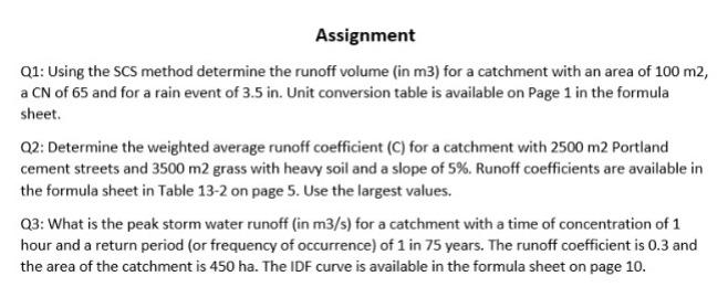 Solved Assignment Q1: Using the SCS method determine the | Chegg.com