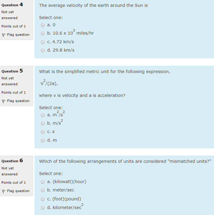 Solved Question 4 Not yet answered The average velocity of | Chegg.com