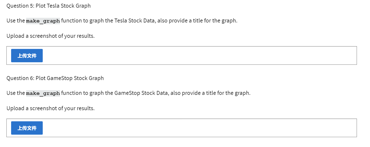 Solved Question 5: Plot Tesla Stock Graph Use the make_graph | Chegg.com Solved Question 5: Plot Tesla Stock Graph Use the make_graph | Chegg.com