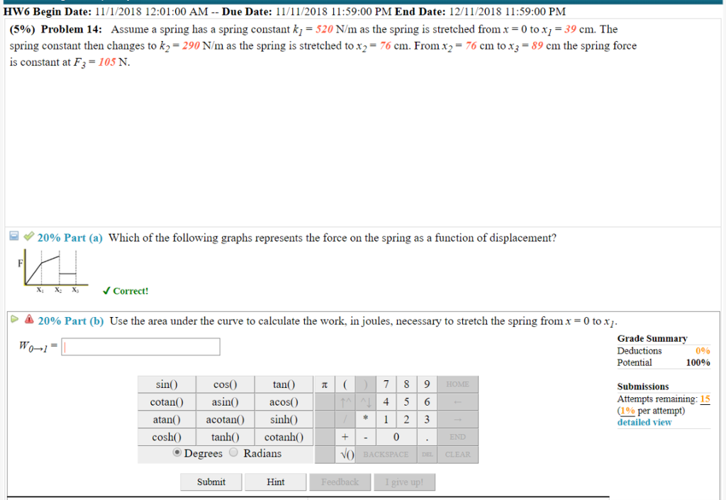 Solved HW6 Begin Date: 11/1/2018 12:01:00 AM -Due Date: | Chegg.com