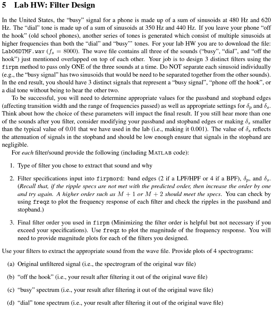 Matlab Homework 5 Pls Help Will Like And Comment For