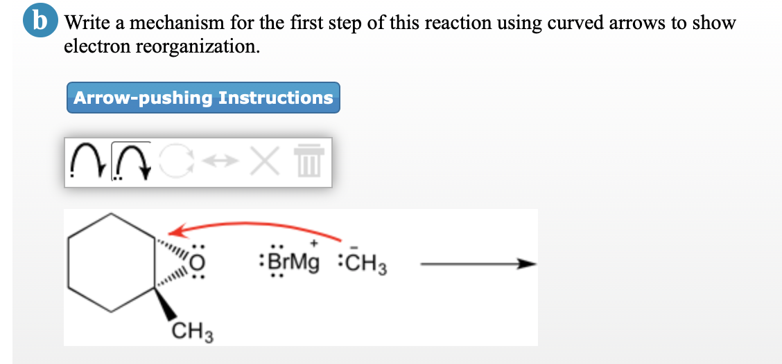 Solved b Write a mechanism for the step below using curved | Chegg.com