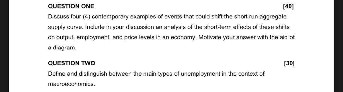 Solved QUESTION ONEDiscuss four (4) ﻿contemporary examples | Chegg.com