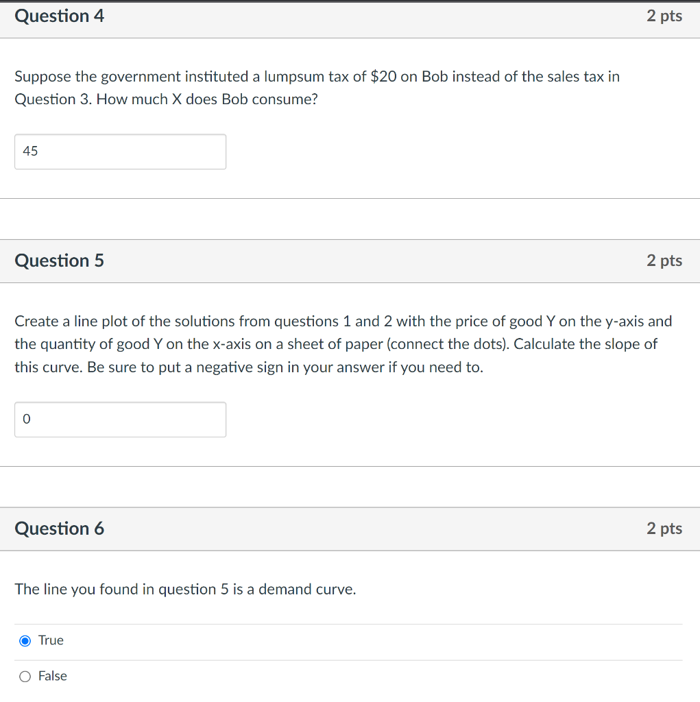Solved I need an answer to question 5 and 6 please I am not | Chegg.com