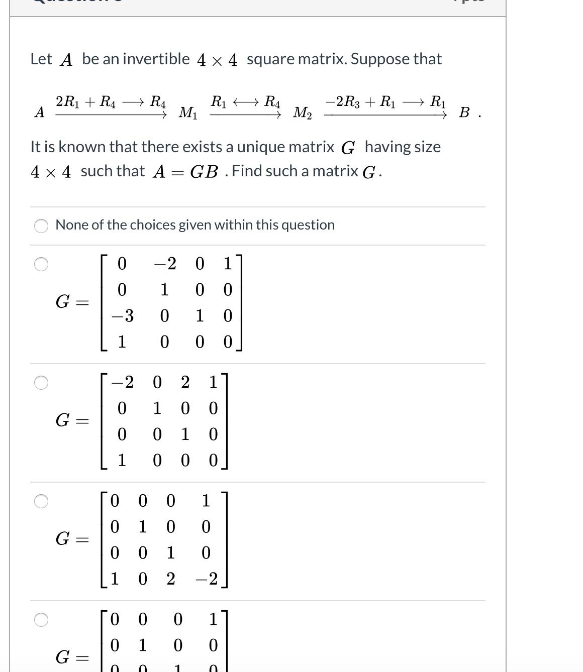 Solved Let A be an invertible 4 x 4 square matrix. Suppose | Chegg.com