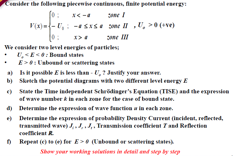 Solved Consider the following piecewise continuous, finite | Chegg.com