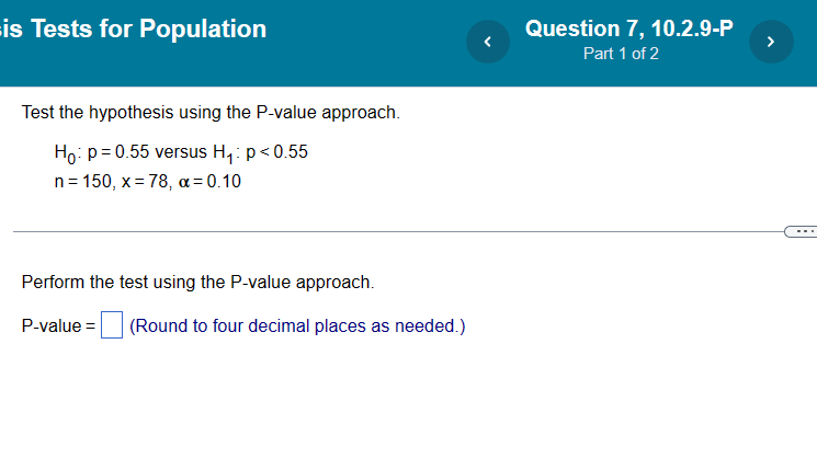 Solved Test the hypothesis using the P-value approach. Be | Chegg.com