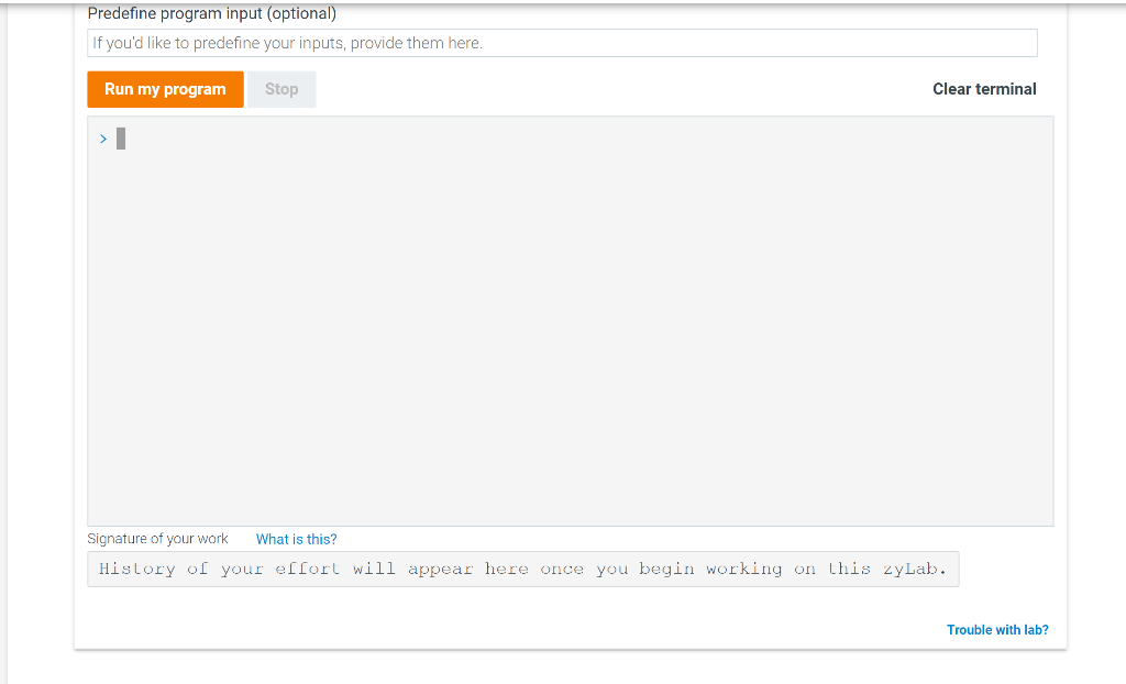 Solved Develop mode Submit mode When done developing your | Chegg.com