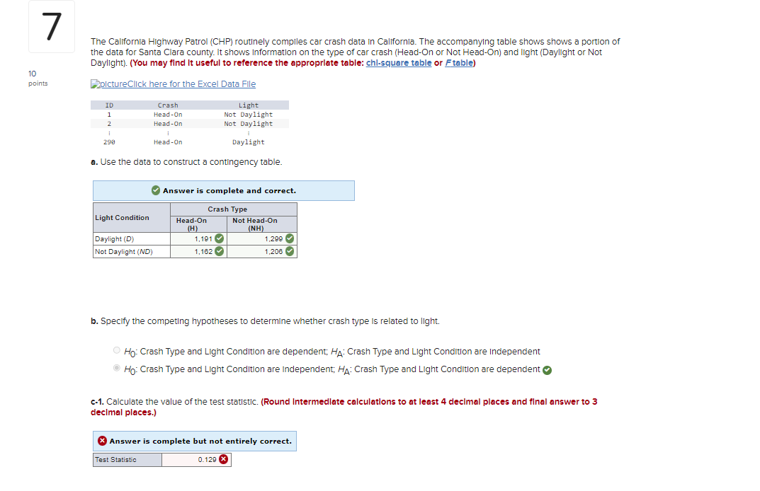Solved The Calfornla Highway Patrol (CHP) routinely complles | Chegg.com