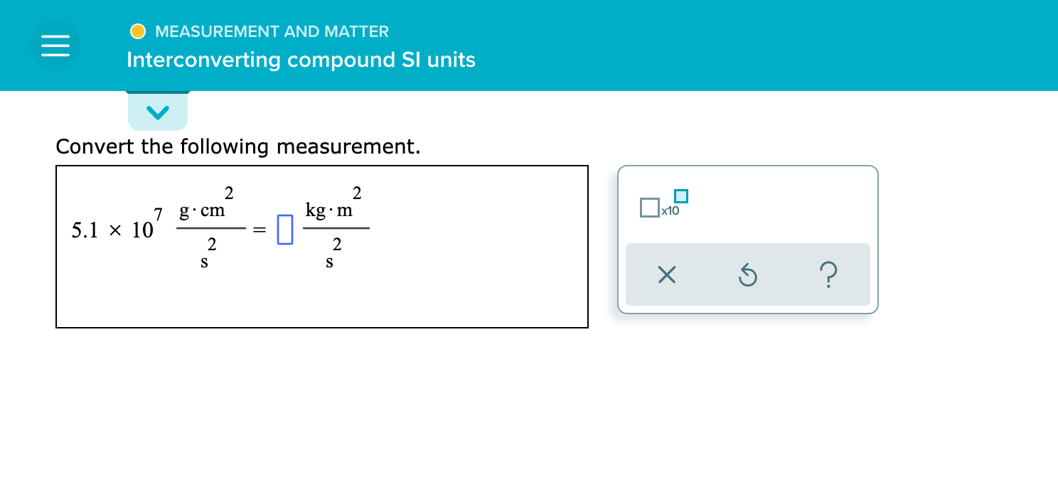 Solved = MEASUREMENT AND MATTER Interconverting compound Sl | Chegg.com Solved = MEASUREMENT AND MATTER Interconverting compound Sl | Chegg.com