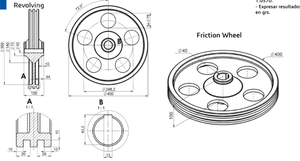 Solved Using solidworks, as well as the revolve tool sketch | Chegg.com