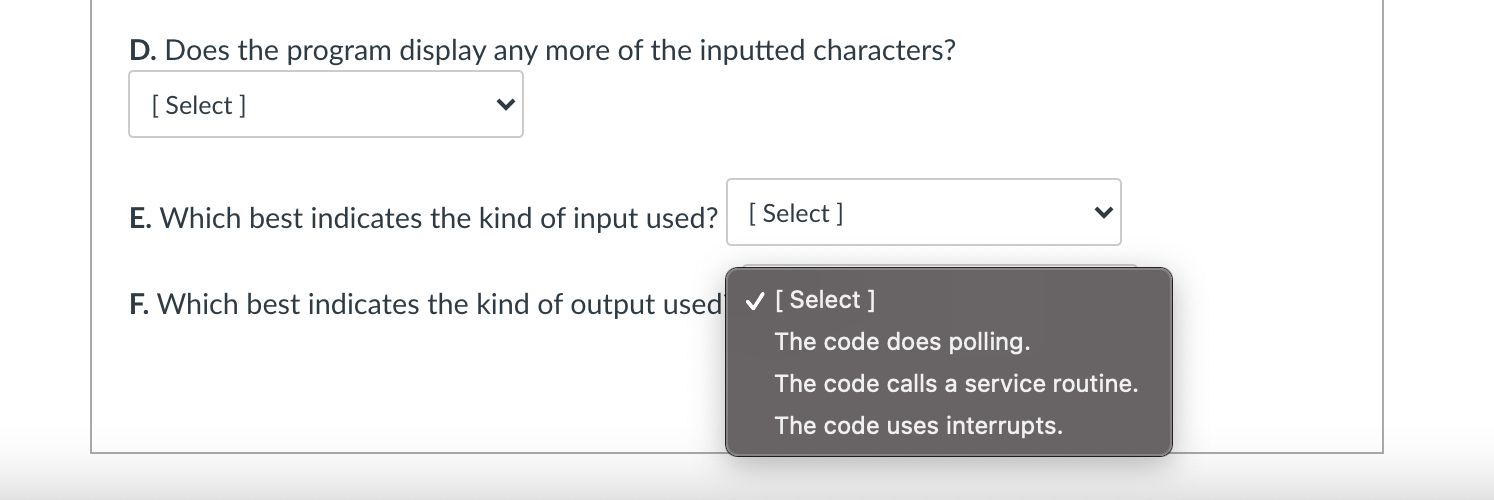 Question 1 6 pts Consider the program below that gets | Chegg.com