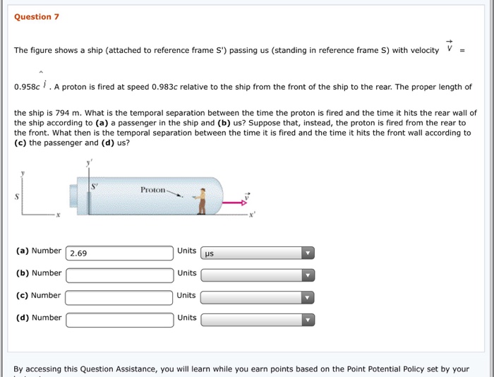 Solved The figure shows a ship (attached to reference frame | Chegg.com