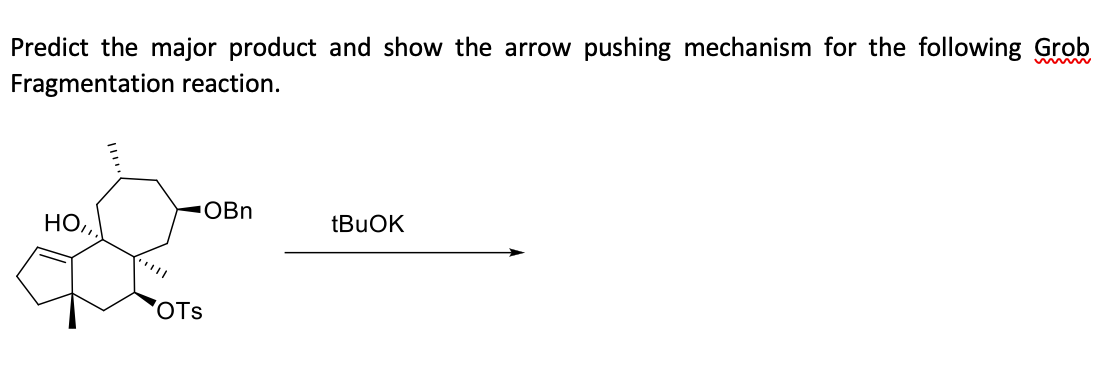 Solved Predict the major product and show the arrow pushing | Chegg.com
