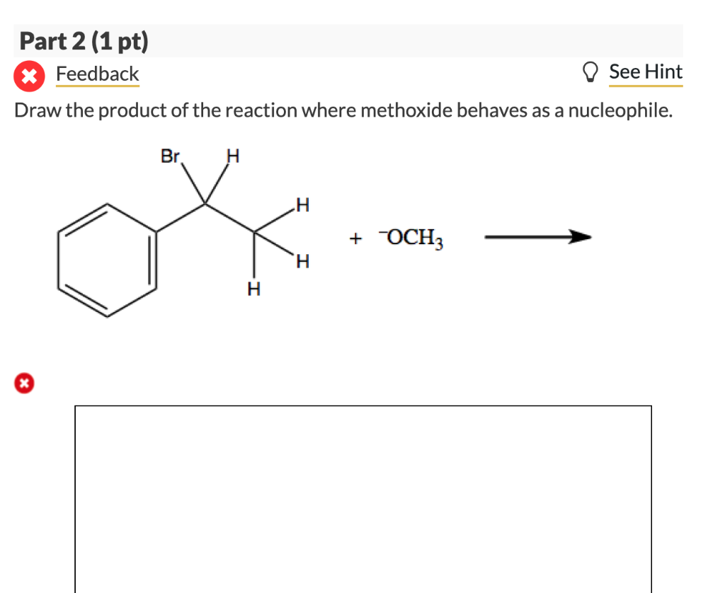 Solved Draw the product of the reactions below where | Chegg.com