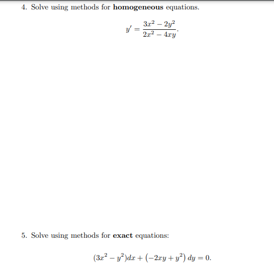 Solved Show steps please, These is differential equation | Chegg.com