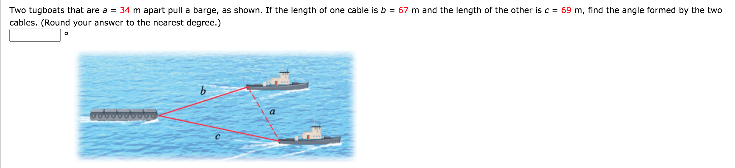 Solved To find the distance across a small lake, a surveyor | Chegg.com