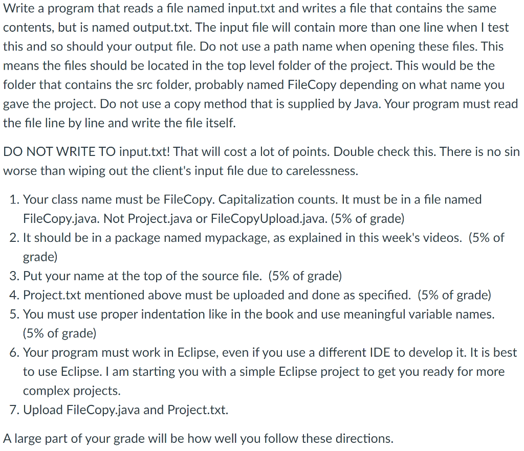 Solved Write a program that reads a file named input.txt and | Chegg.com