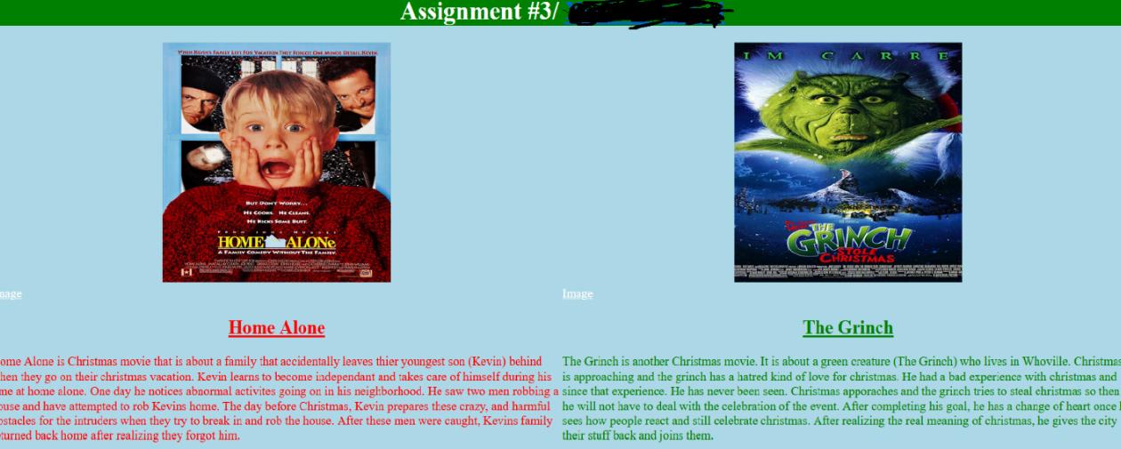 Solved Assignment 3 Image Home Alone The Grinch Turned 