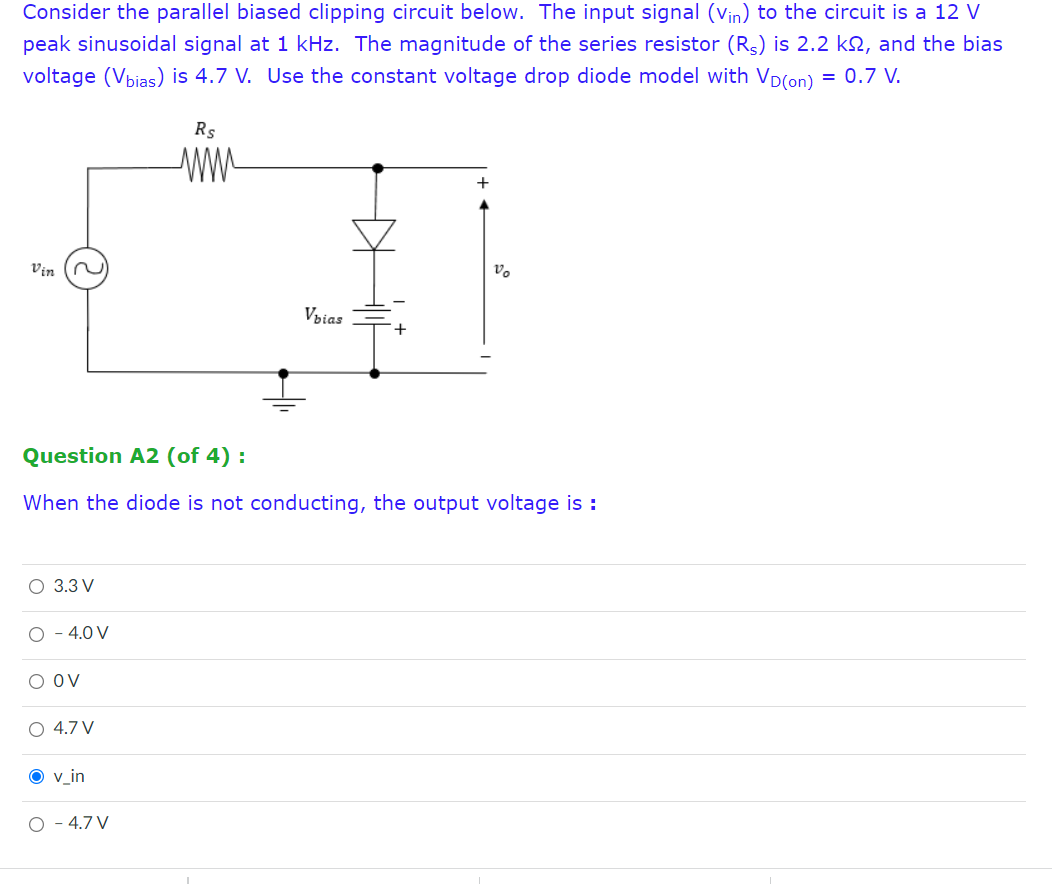 Solved Consider the parallel biased clipping circuit below. | Chegg.com Solved Consider the parallel biased clipping circuit below. | Chegg.com
