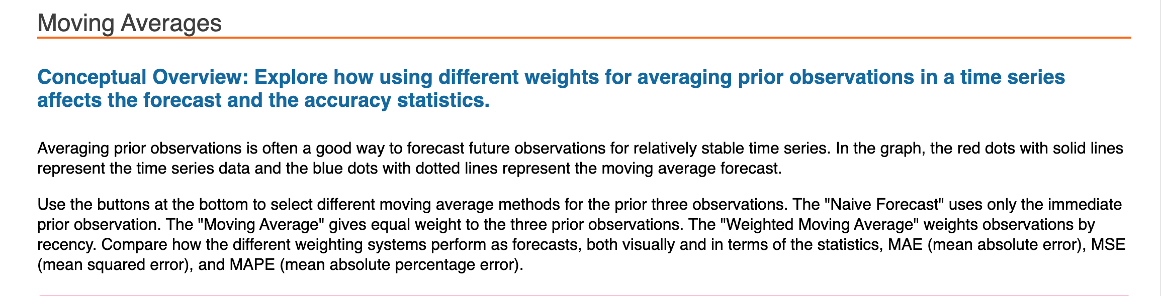 Solved Conceptual Overview: Explore how using different | Chegg.com