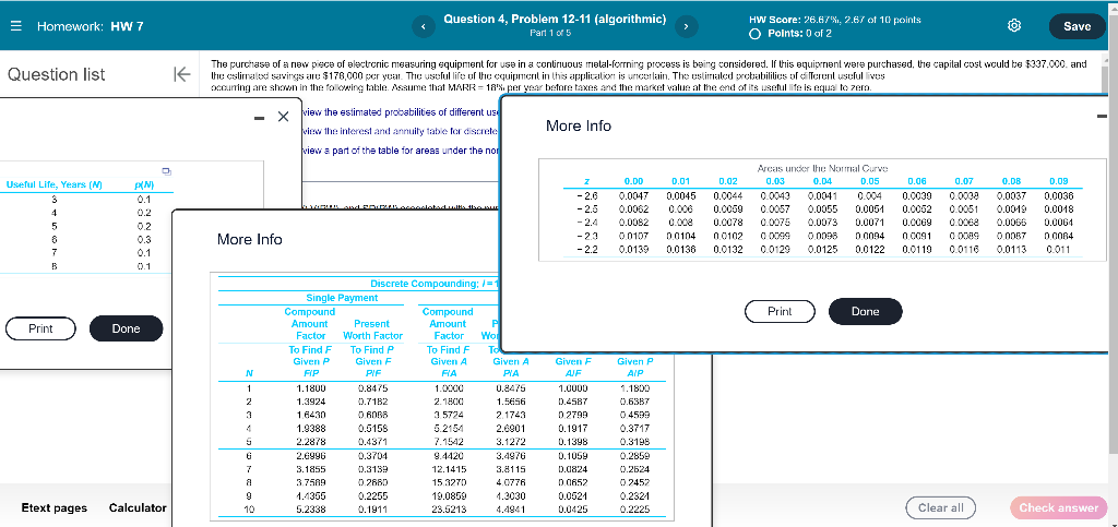 More Info | Chegg.com