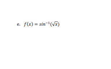Solved 1. Given the following functions, use the derivative | Chegg.com