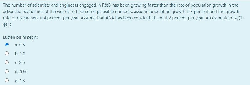 Solved The number of scientists and engineers engaged in R&D | Chegg.com