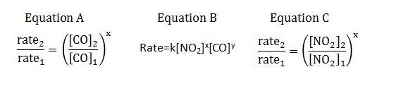 Solved The reaction of CO and NO2 is studied by determining | Chegg.com