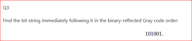Solved Find the bit string immediately following it in the | Chegg.com