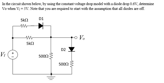 Solved In the circuit shown below, by using the constant | Chegg.com