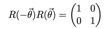 Solved R(θ)=cos(2θ)(1001)−isin(2θ)n^⋅σR(−θ)R(θ)=(1001) | Chegg.com