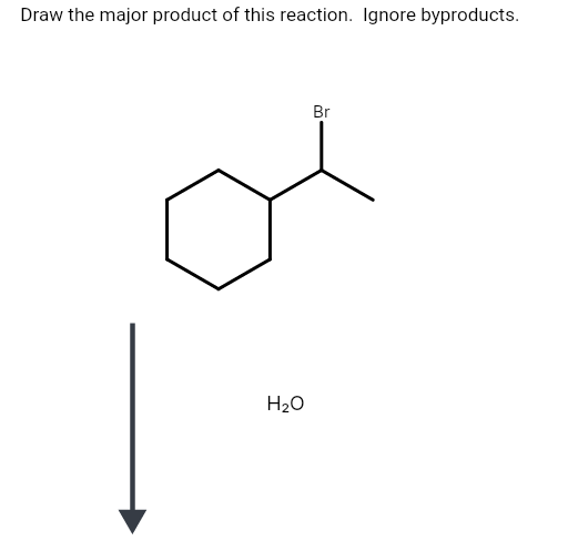 Solved Draw the major product of this reaction. Ignore | Chegg.com