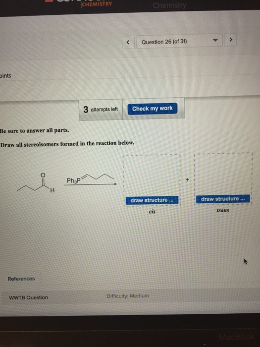 Solved Draw all stereoisomers formed in the reaction below. | Chegg.com