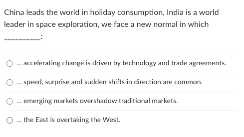 Solved The book “No Ordinary Disruption" asserts that there | Chegg.com