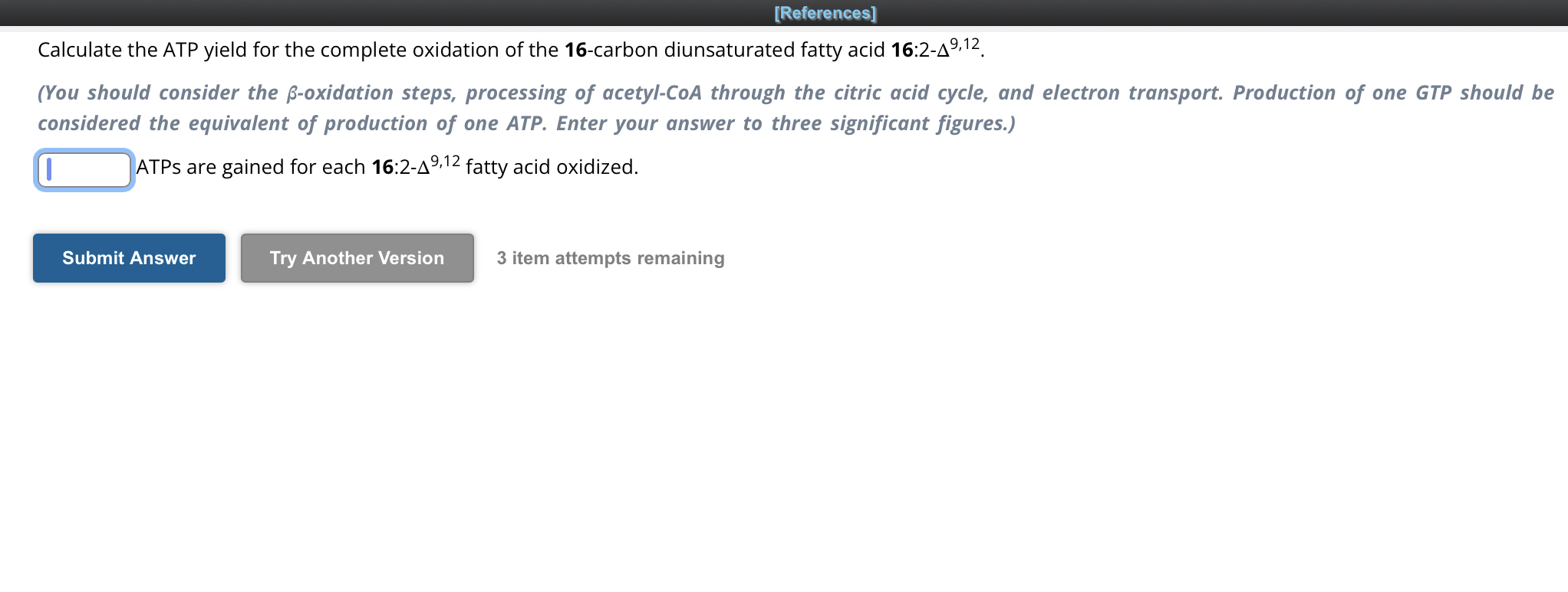 Solved Calculate the ATP yield for the complete oxidation of | Chegg.com