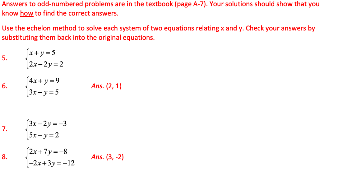 Solved Answers to odd-numbered problems are in the textbook | Chegg.com
