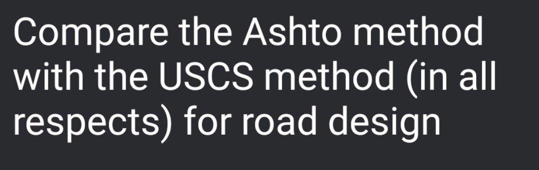 Solved Compare the Ashto method with the USCS method (in all | Chegg.com