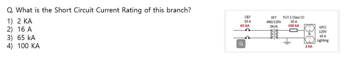 Solved Q. What is the Short Circuit Current Rating of this | Chegg.com