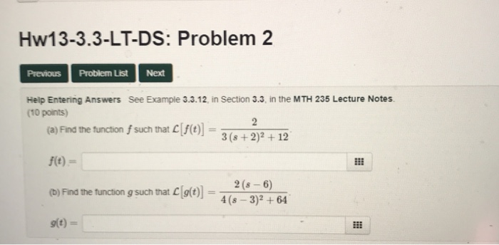 Solved Hw13-3.3-LT-DS: Problem 2 Previous Probiem List Nex | Chegg.com
