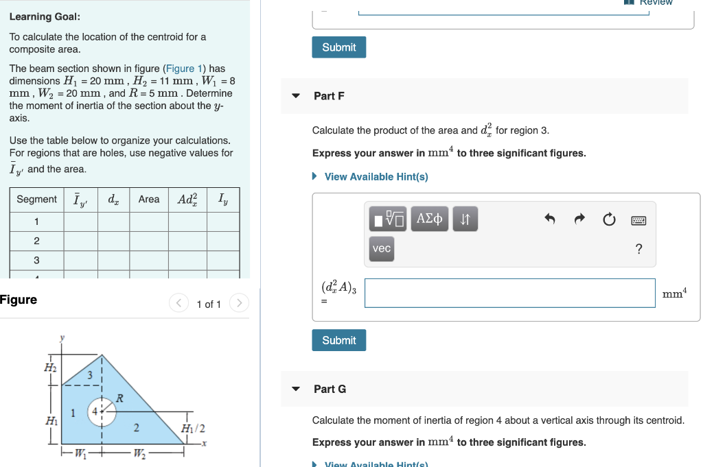 Solved Review Learning Goal: To calculate the location of | Chegg.com