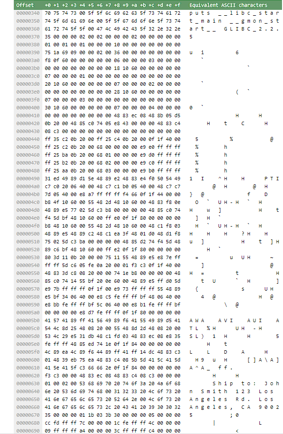 Step 1: List the binary file name. Step 2: Identify | Chegg.com