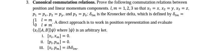 Solved 3. Canonical commutation relations. Prove the | Chegg.com