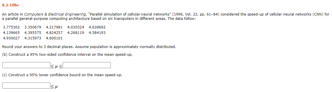 Solved 8.2.10bc An article in Computers & Electrical | Chegg.com
