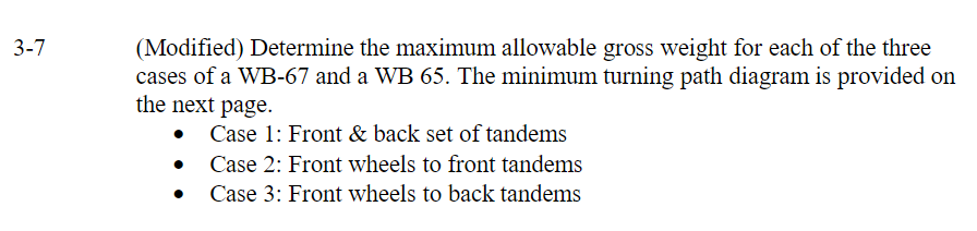 Solved 3-7 (Modified) Determine the maximum allowable gross | Chegg.com