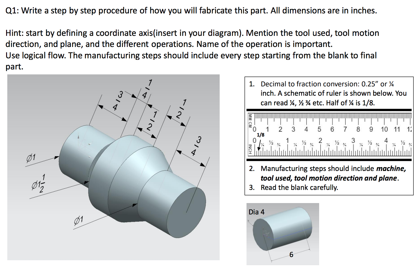 Solved Q1: Write a step by step procedure of how you will | Chegg.com